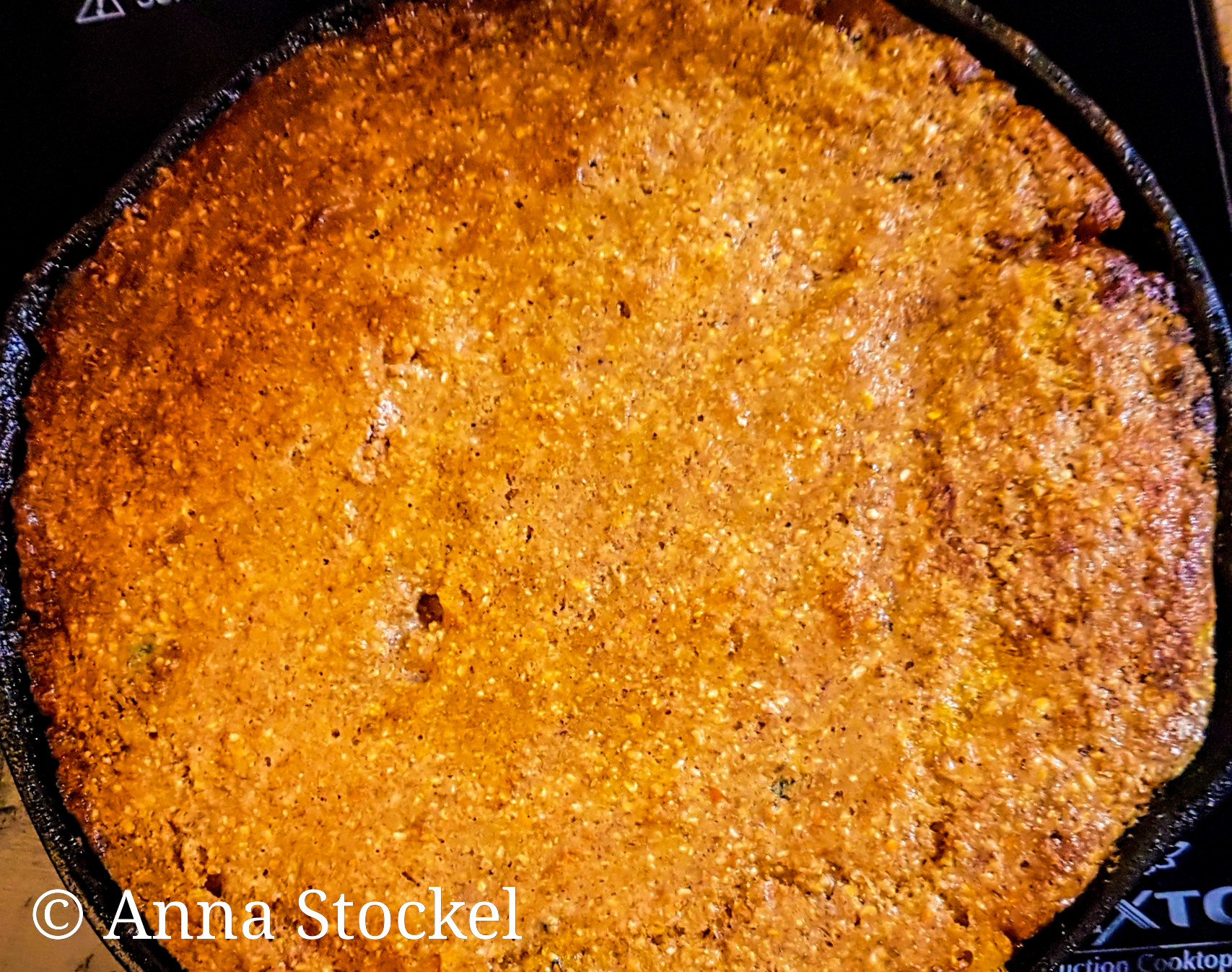 Southern Cast Iron Skillet Cornbread, No Buttermilk Needed - Wild Woman ...