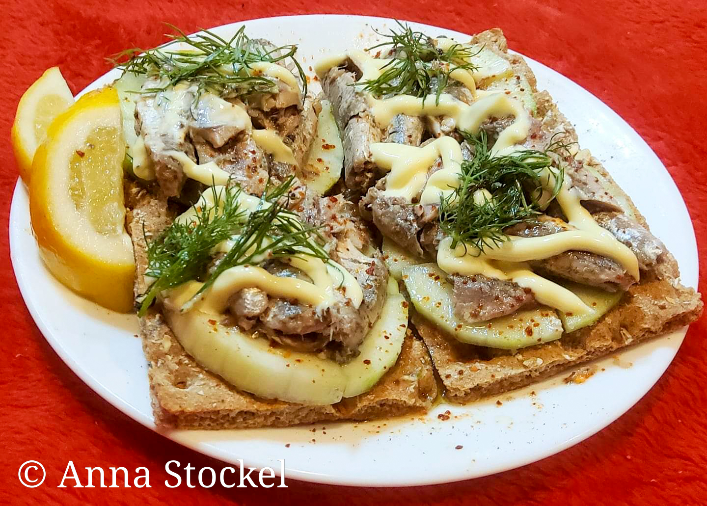 Canned Wild Sardines with Cucumber on Crispbread - Wild Woman Kitchen
