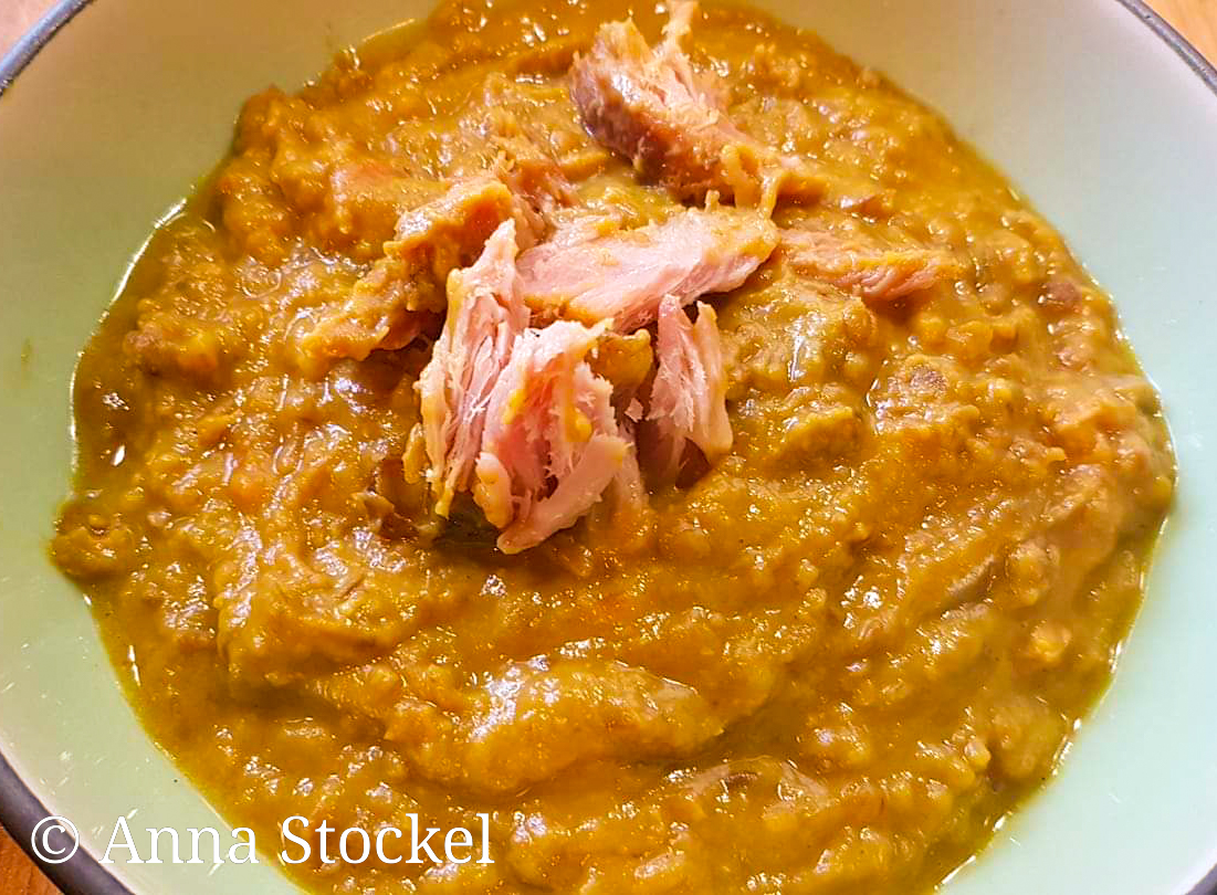 East Meets West Yellow Lentil Soup with Ham Hocks, Instant Pot - Wild ...