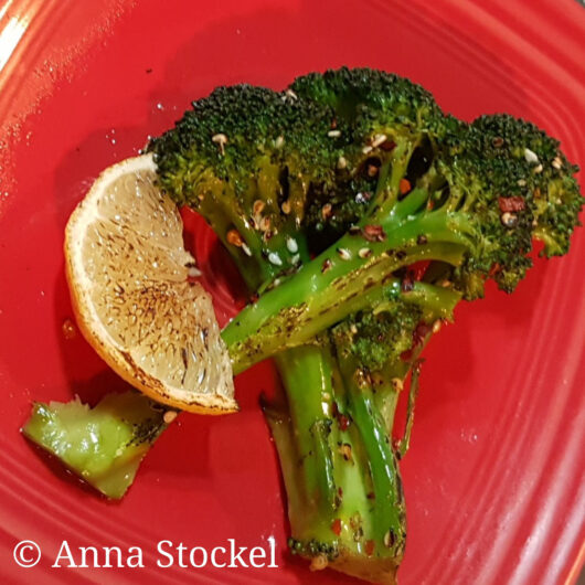 Caramelized Broccoli with Sesame and Lemon - Wild Woman Kitchen